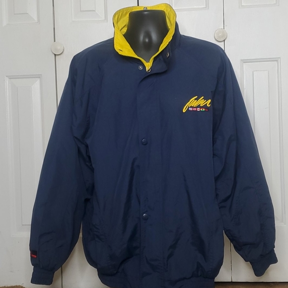 FUBU | Jackets & Coats | Fubu Navy Blue Medium Weight Jacket | Poshmark